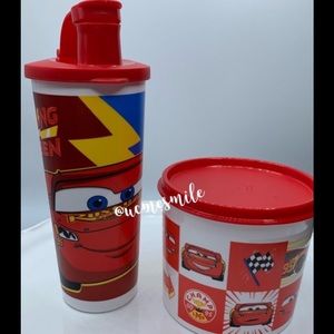 Tupperware | Kitchen | Tupperware Disney Cars Lightening Mcqueen Lunch ...